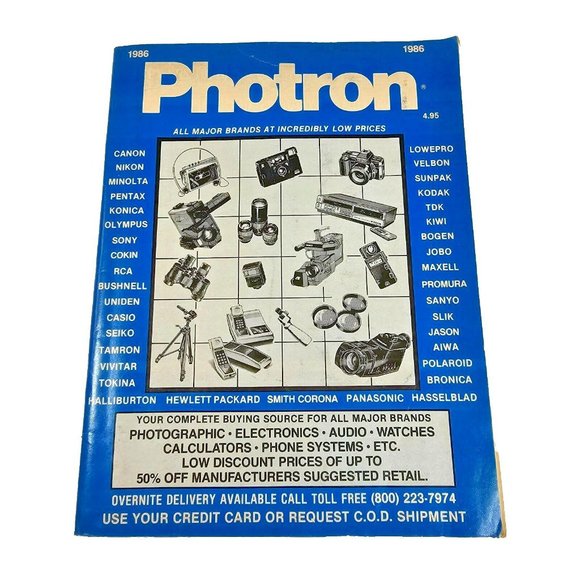 Other | Vintage Photron Magazine Order Catalog 1986 Electronics Camera ...